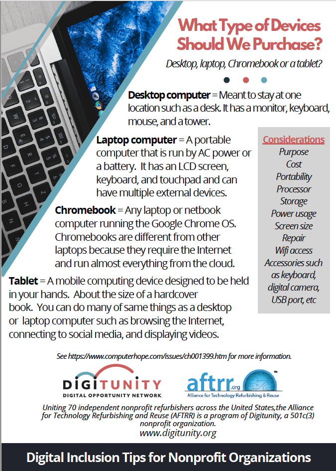 What Type of Devices Should We Purchase - English & Spanish | Digital ...